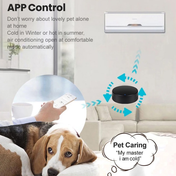 Telecomanda universala IR WiFi inteligenta, casa inteligenta, control ...