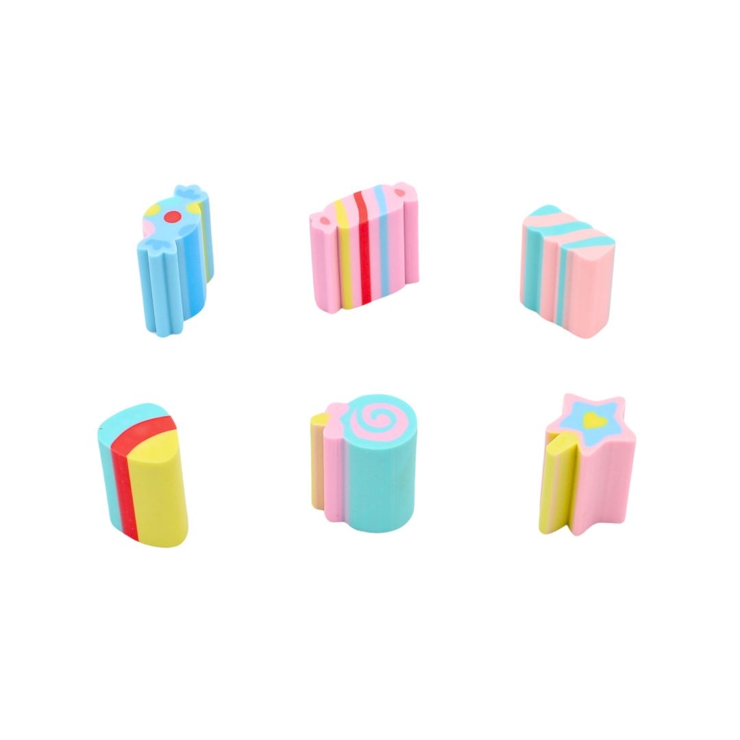 Set 6 radiere 3D colectionabile bombonici - eMAG.ro