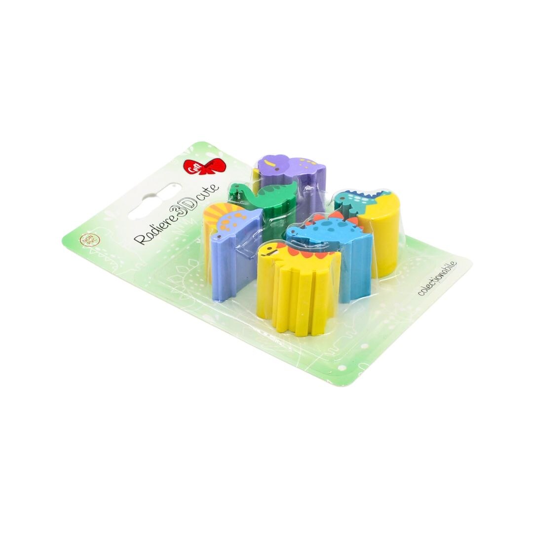 Set 6 radiere 3D colectionabile dino - eMAG.ro