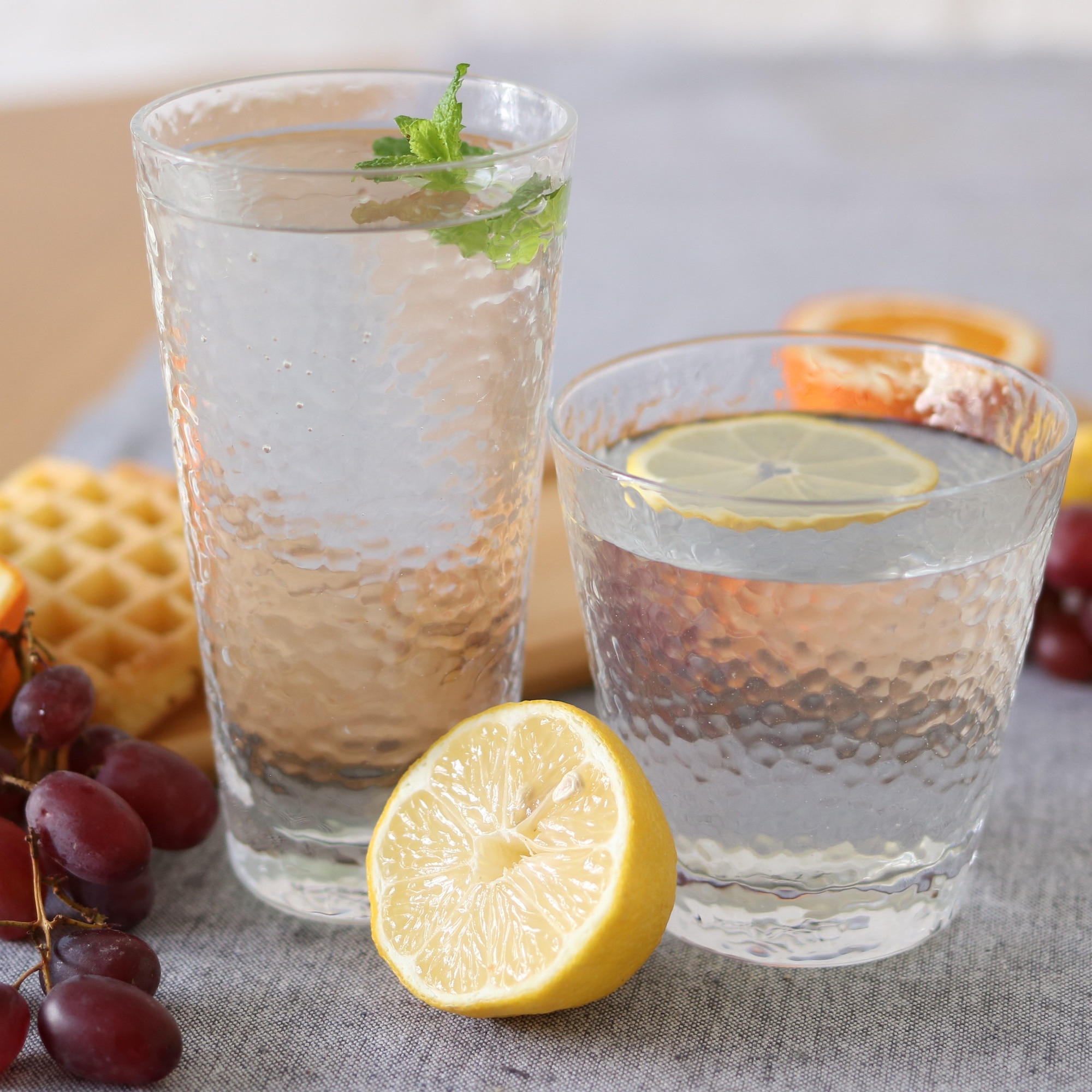 Set Pahare apa, sticla termorezistenta, 6 piese x 450 ml, pentru apa ...
