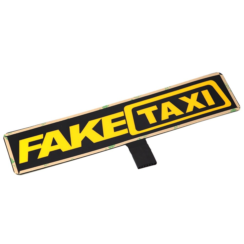 Sticker auto, autocolant LED, Model Fake Taxi, Autoadeziv, Rezistent la ...