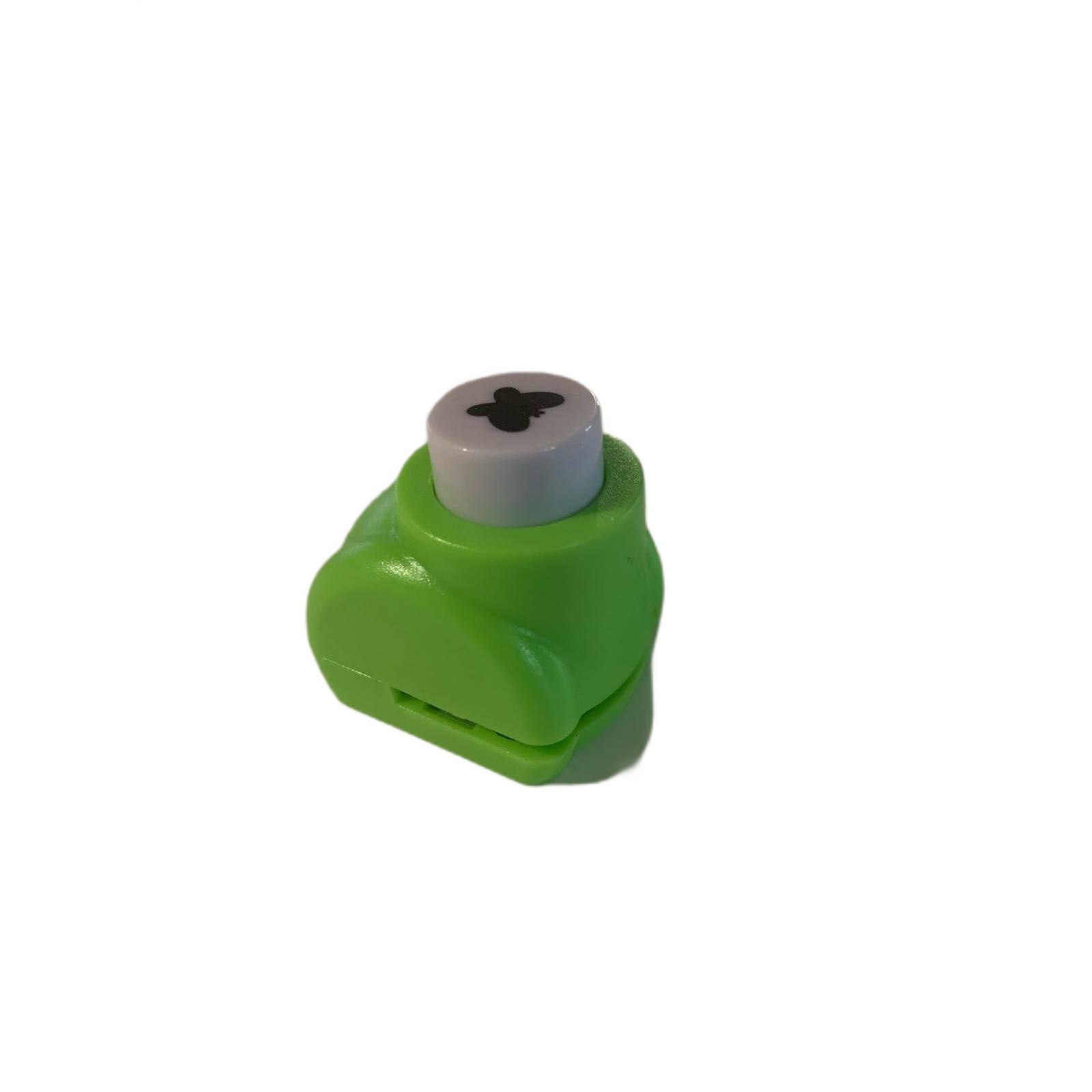 Mini perforator de hartie, culoarea verde, cu forme- fluture - eMAG.ro