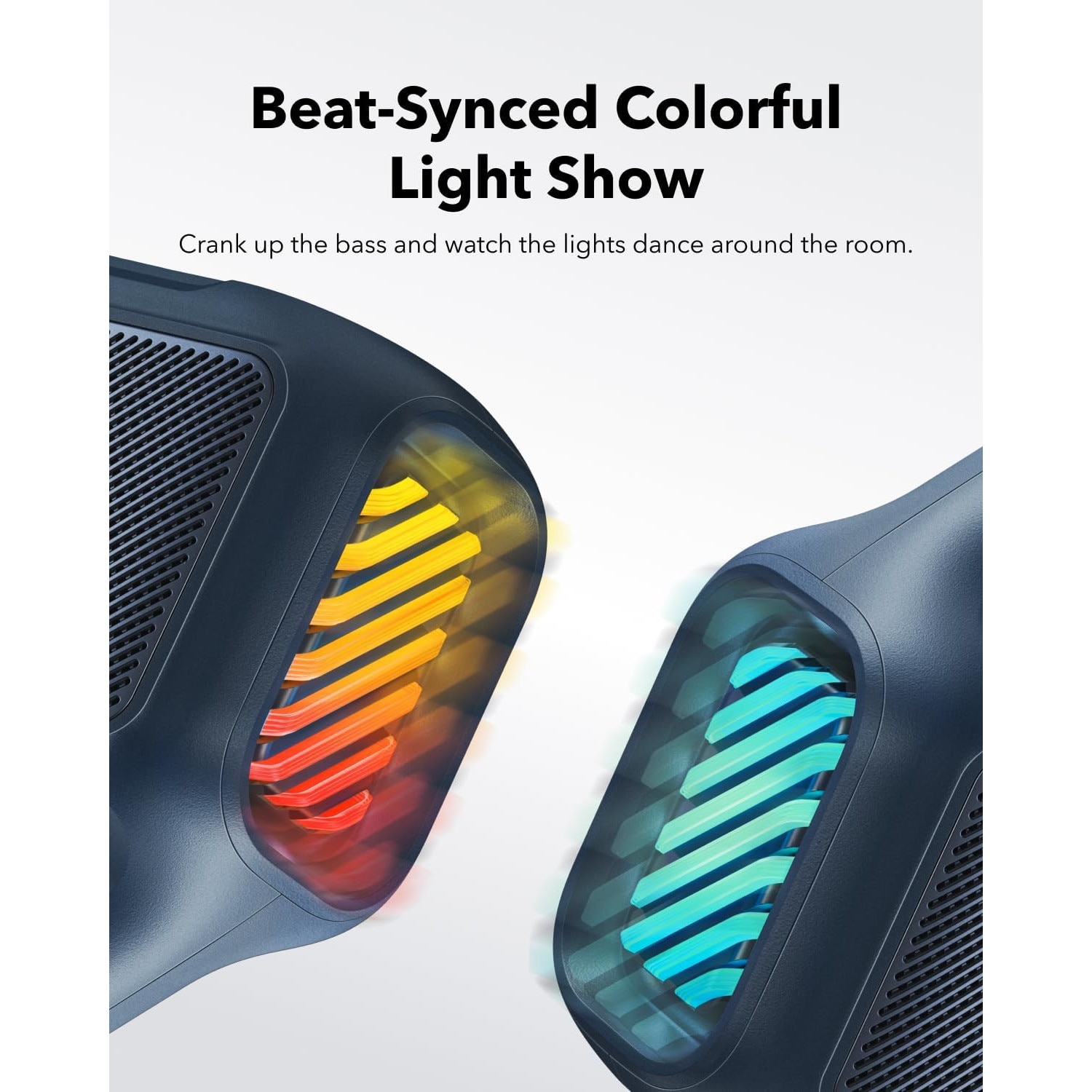 Boxa portabila Anker Soundcore Boom 2, 80W, BassUp 2.0, IPX7, Lumini ...