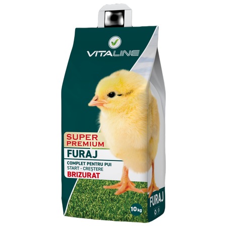 Furaj Pui Brizurat, Start-Crestere, Vitaline Super Premium, 10Kg - eMAG.ro