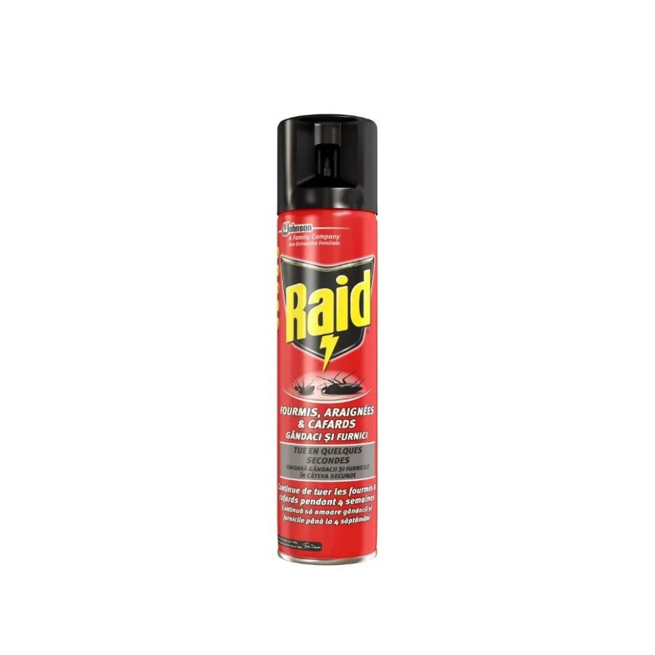 Insecticid gandaci si furnici 400 ml, Raid - eMAG.ro