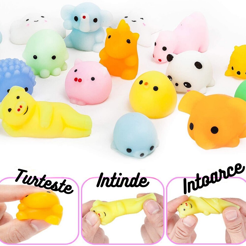 Set de 100 jucarii Squishy pentru copii, +3 ani, multicolor, PROMERCO ...