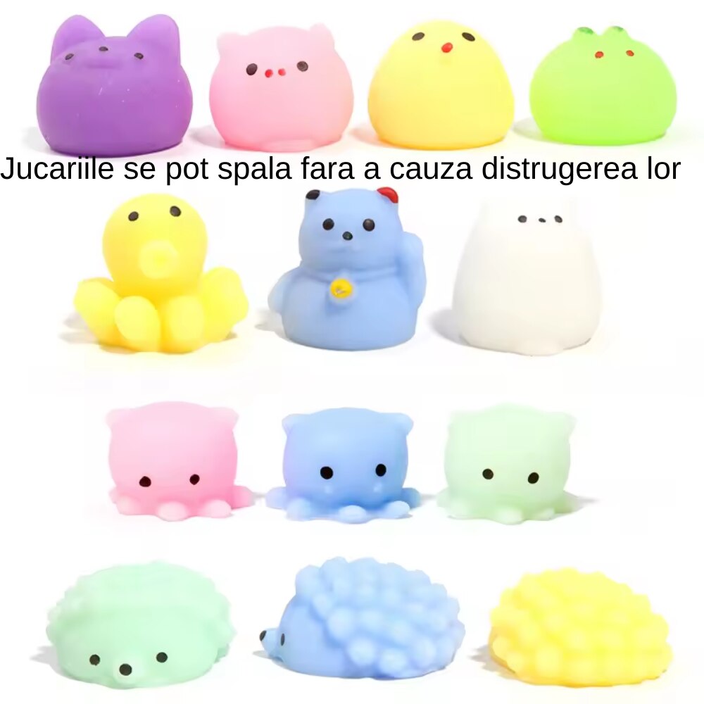 Set de 100 jucarii Squishy pentru copii, +3 ani, multicolor, PROMERCO ...
