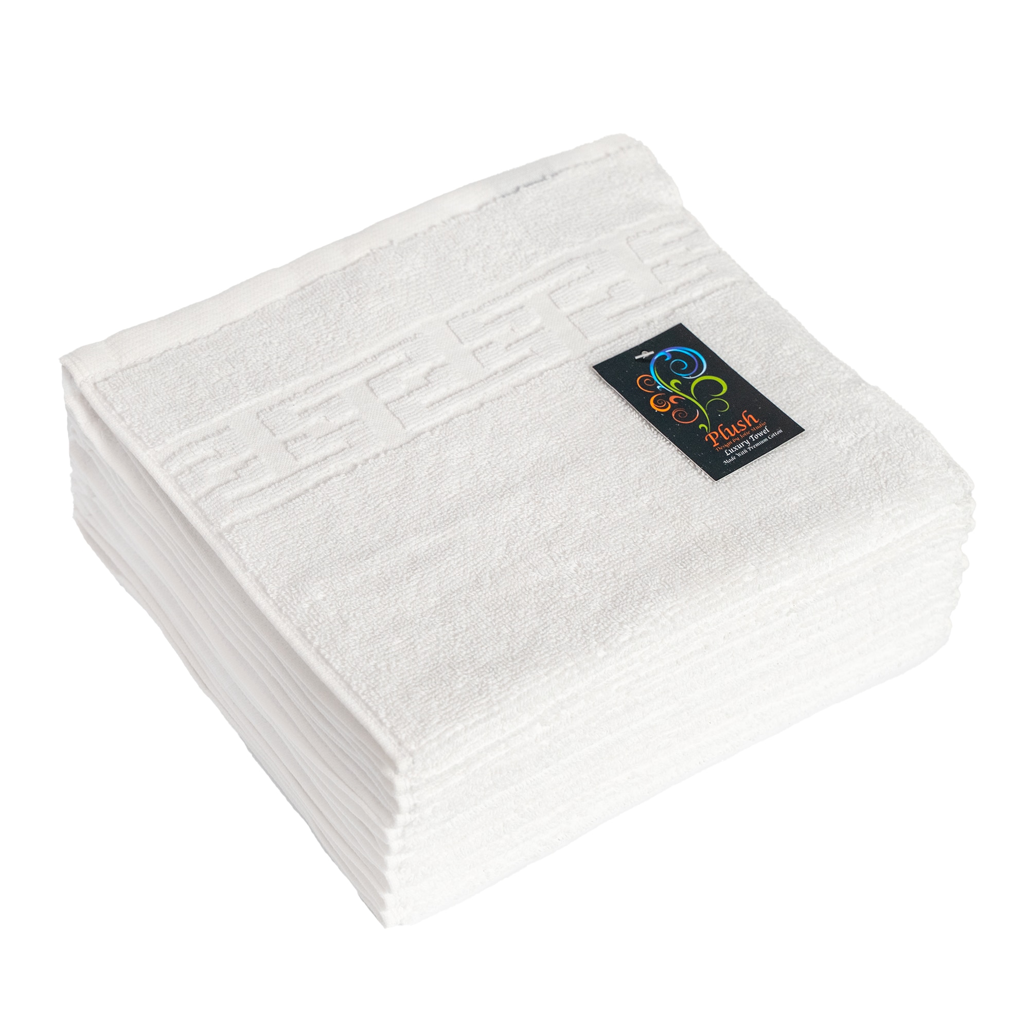 Set 10 prosoape de bucatarie albe, gr 500, 30x50 - eMAG.ro