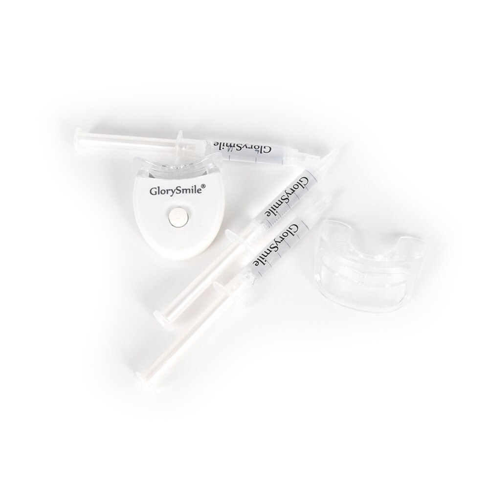 Kit albire dinti, Glory Smile, 100% Natural, Fara Peroxid, Lampa UV ...
