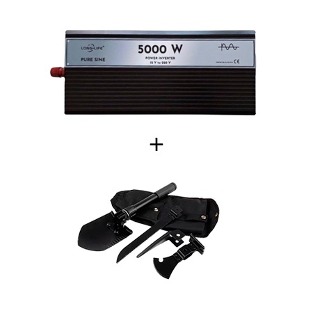 Invertor 5000 W, sinus pur, 12 V - 220 V, auto si sisteme panouri ...