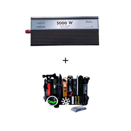 Invertor 5000 W, sinus pur, 24 V - 220 V, auto si sisteme panouri ...
