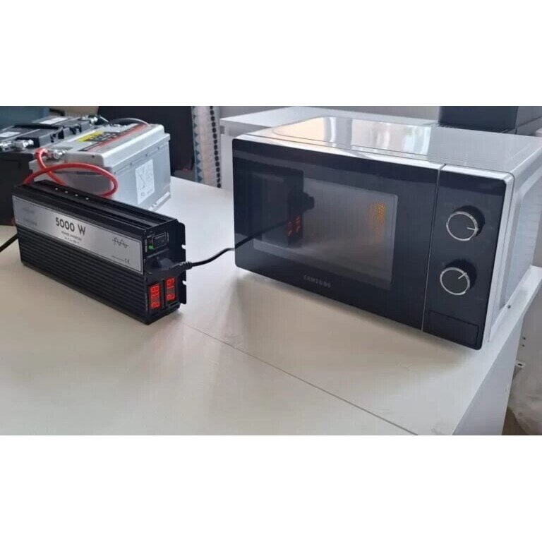 Invertor 5000 W, sinus pur, 24 V - 220 V, auto si sisteme panouri ...
