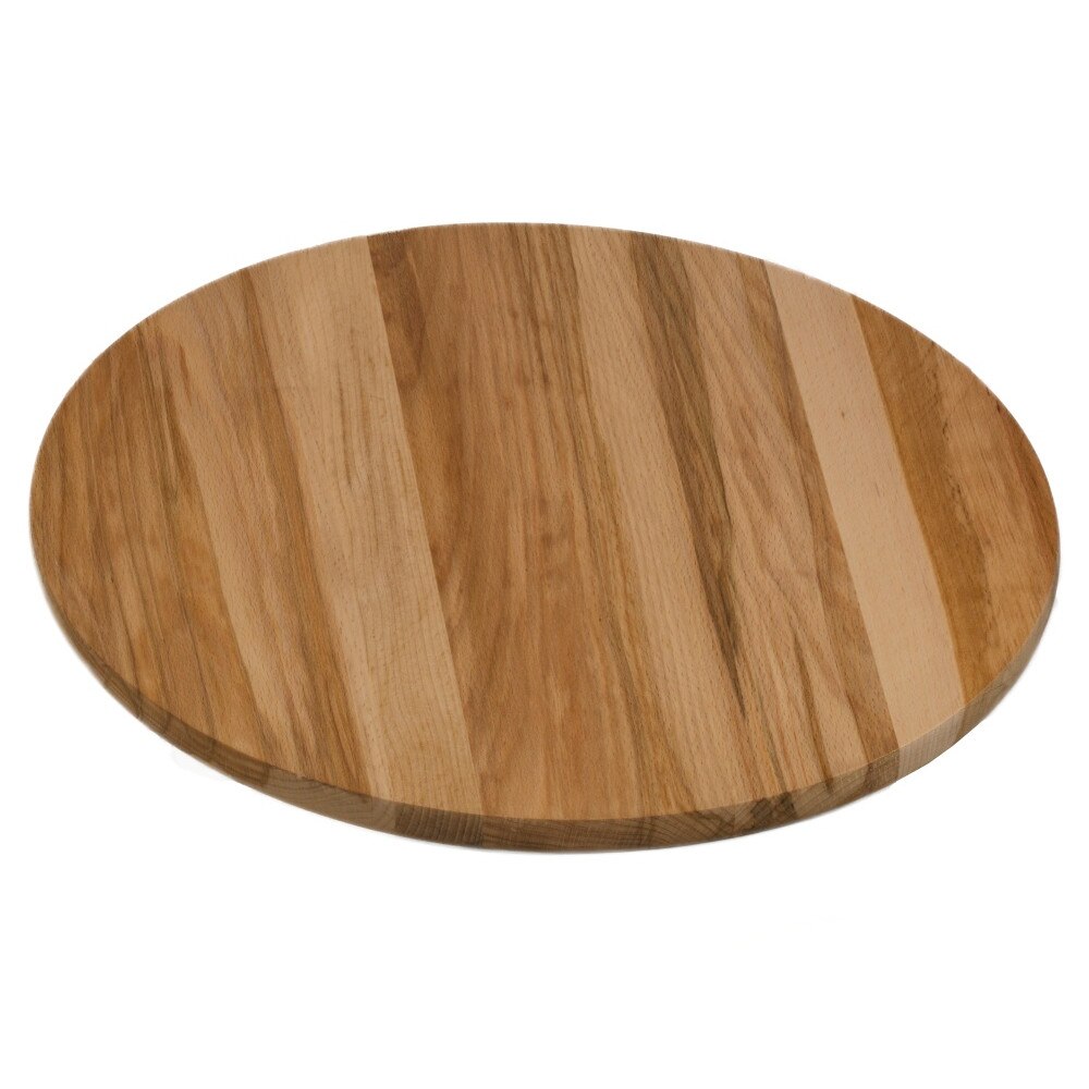 Platou rotativ 40 cm, rustic, lemn, OnemisFlot - eMAG.ro