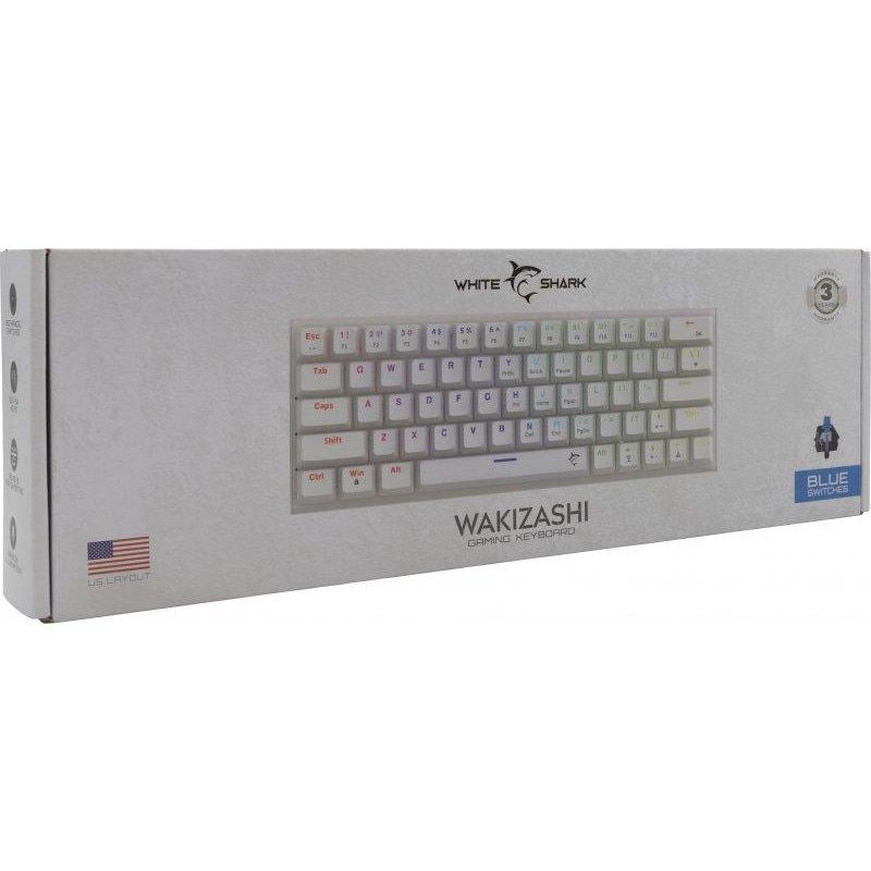 Tastatura Gaming Mecanica White Shark GK-002122 Wakizashi, iluminare ...