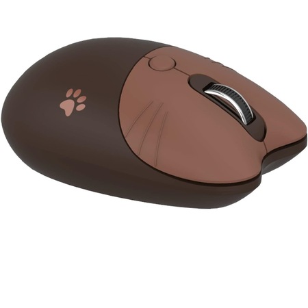 Mouse fara fir Cute Cat, silentios, ergonomic portabil cu mini receptor ...