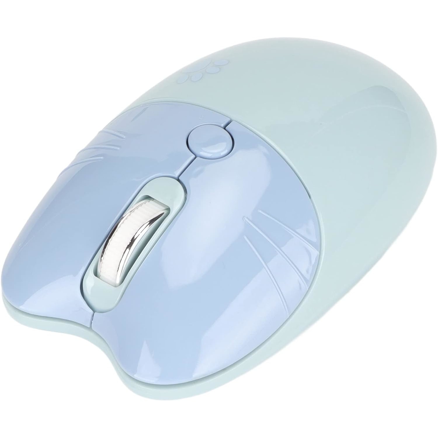 Mouse fara fir Cute Cat, silentios, ergonomic portabil cu mini receptor ...