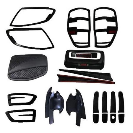 Set accesorii auto, compatibil Ford Ranger Wildtrak 2012-2014, plastic ...