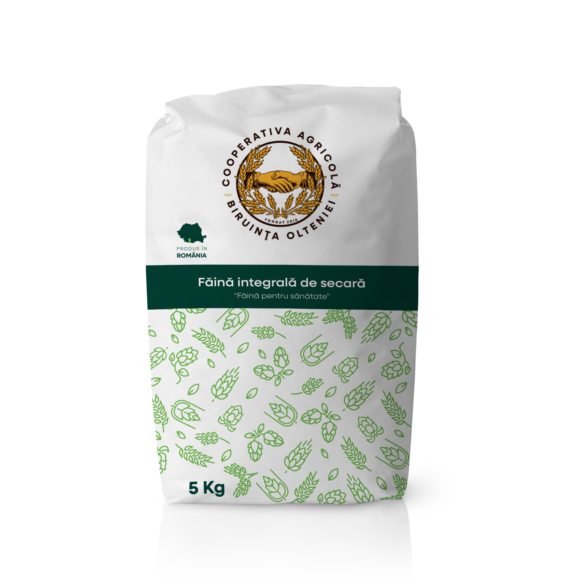 Faina integrala de secara, Biruinta Olteniei Cooperativa Agricola, 5kg ...