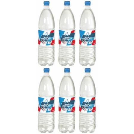 Apa distilata, European Drinks, 1.5 l, 6 buc - eMAG.ro