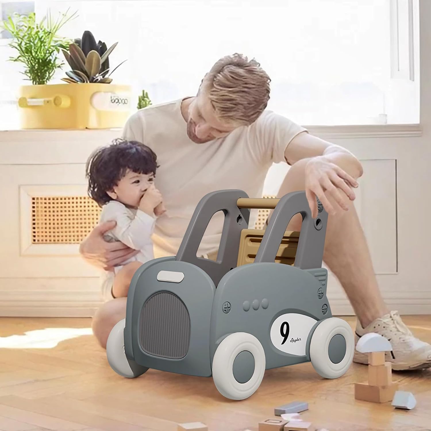 Antemergator BabyStep™ in Forma de Masinuta pentru Copii ...