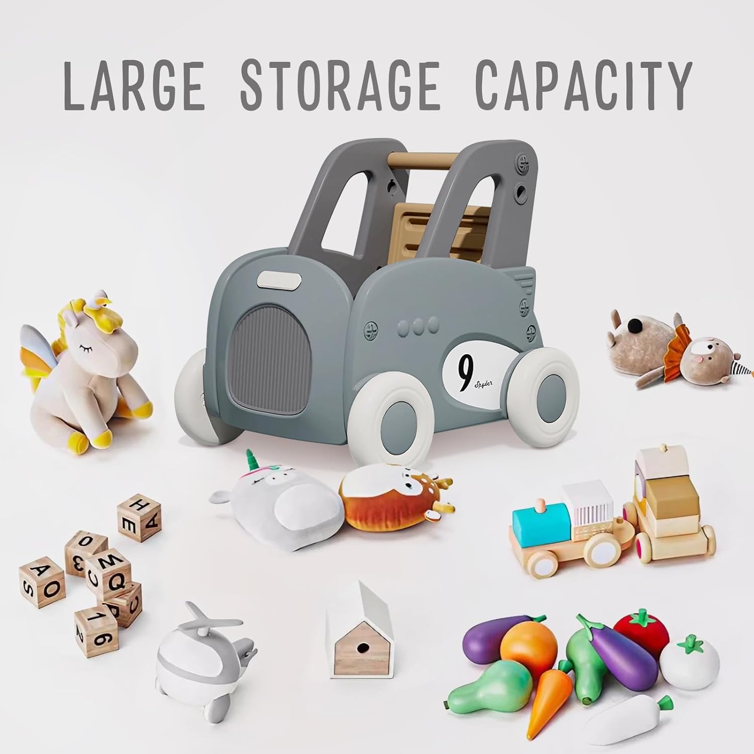 Antemergator BabyStep™ in Forma de Masinuta pentru Copii ...