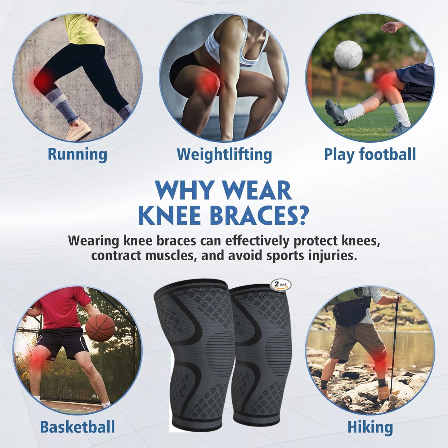 Set 2 Genunchiere Elastice, Shawnice, H848, CRT, Max Sport, Handbal ...