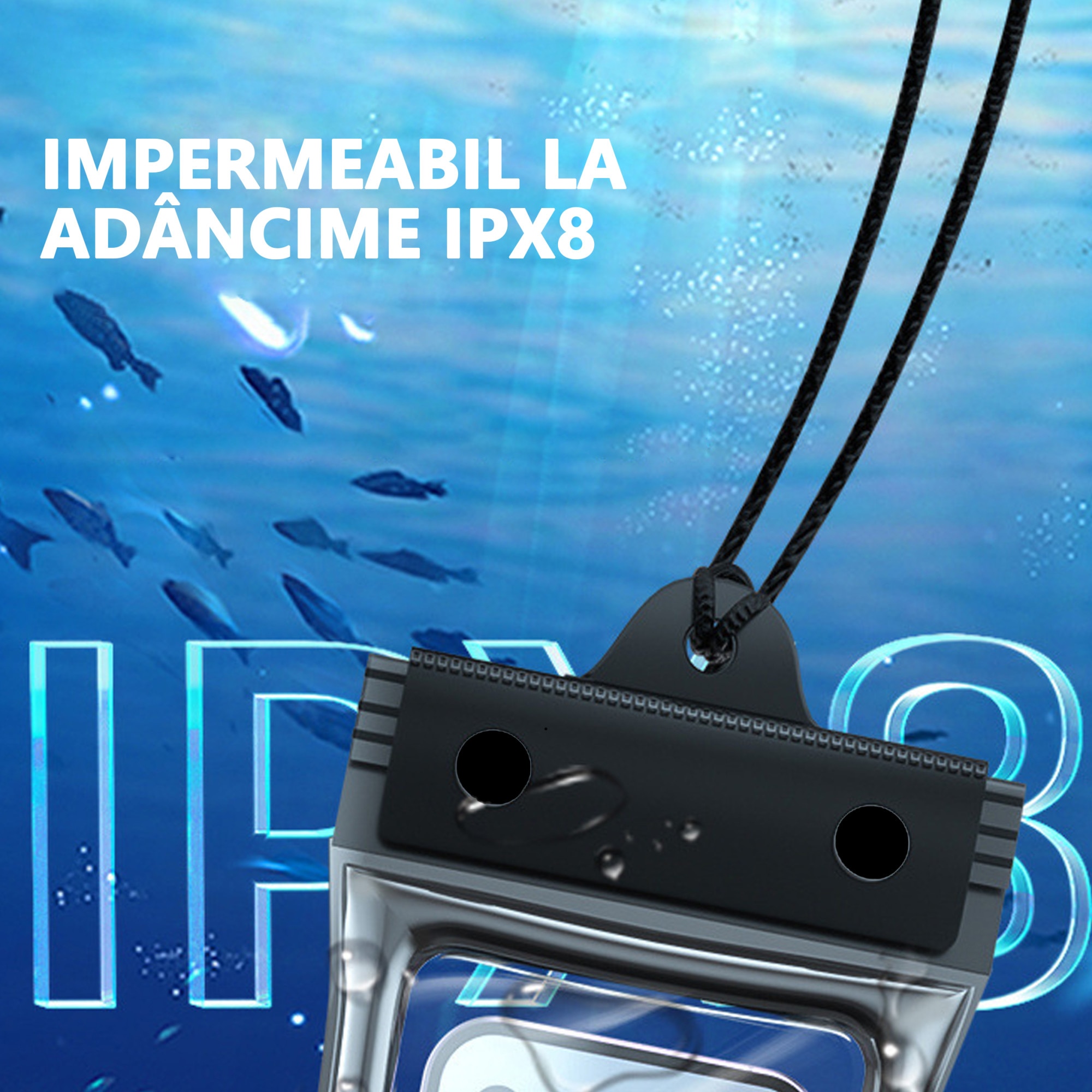 Set 2 Husa pentru Telefon, Silicon, Waterproof impermeabila Snowproof ...
