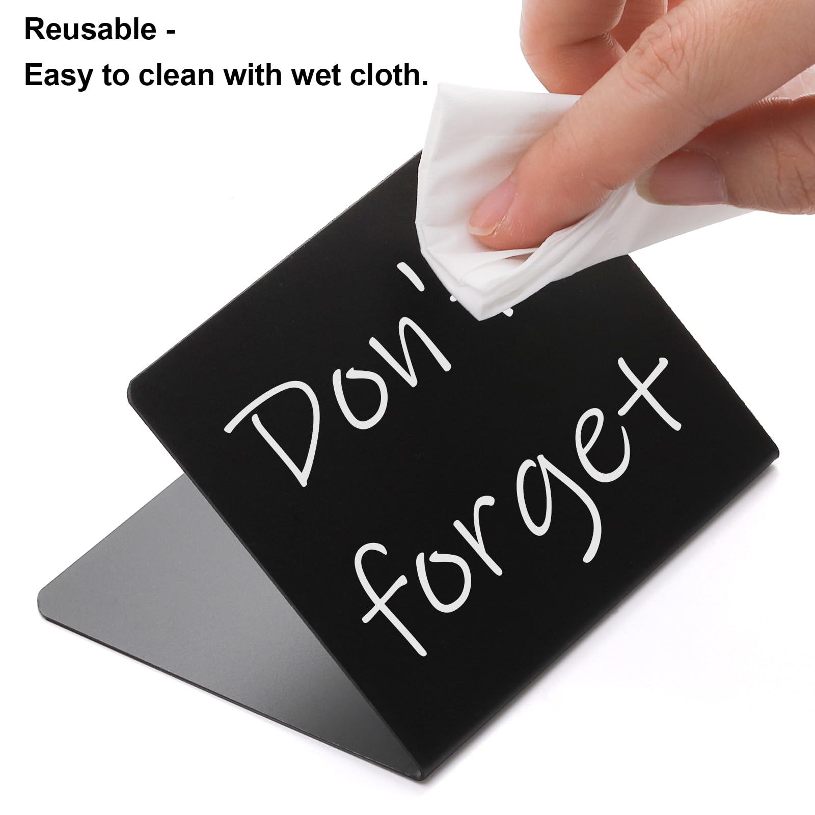 Set 20 Mini Tablite, Plastic Negru, 10x7.5cm, Multifunctionale ...