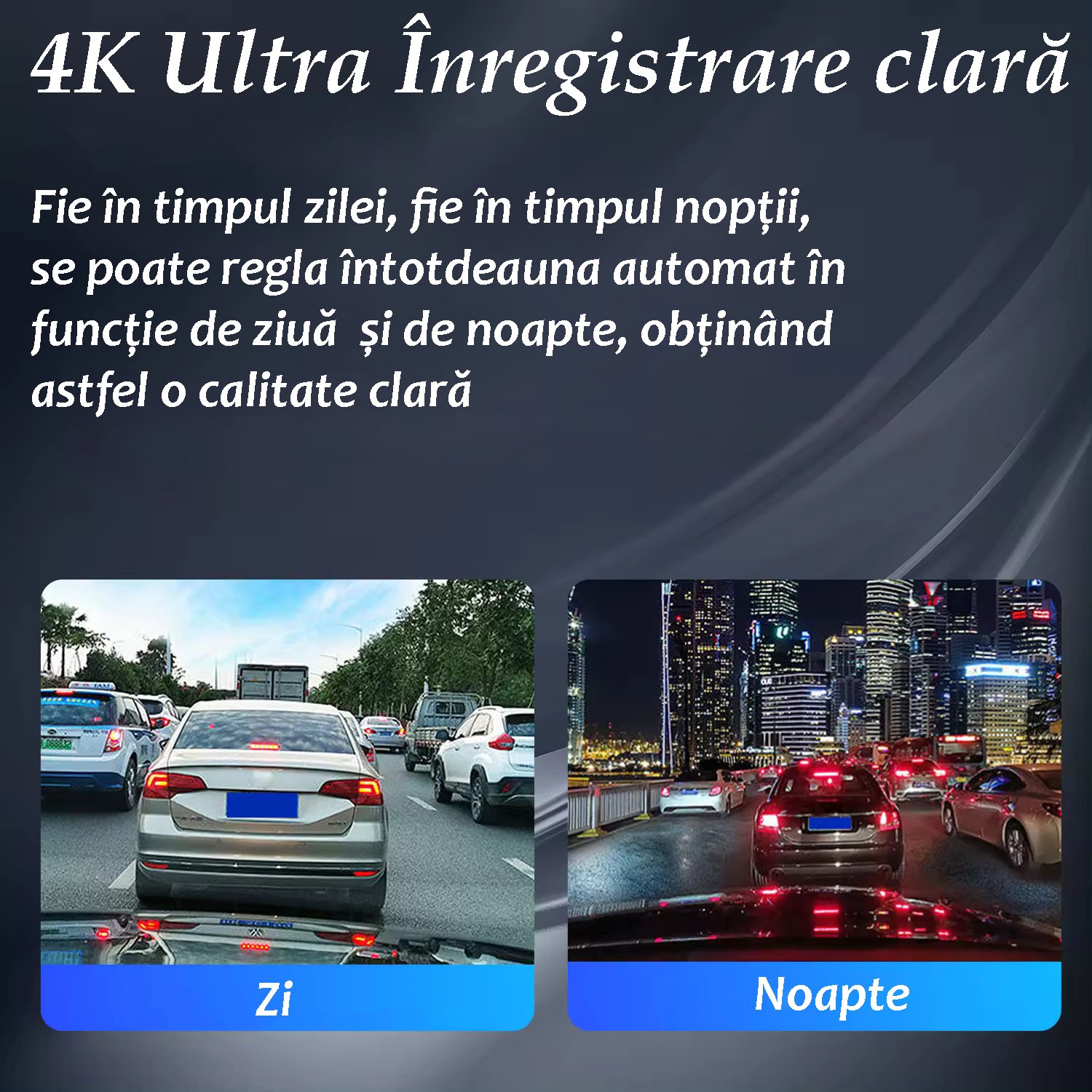 Camera de Masina 4K Ultra HD Adolcef, Rezolutie 2160P, Tehnologie WDR ...