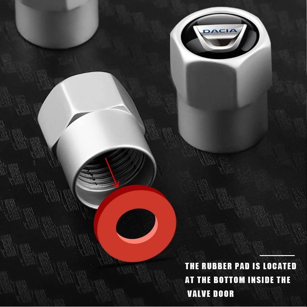 Set 4 capacele pentru ventil auto din aluminiu, SA&SO General Store ...