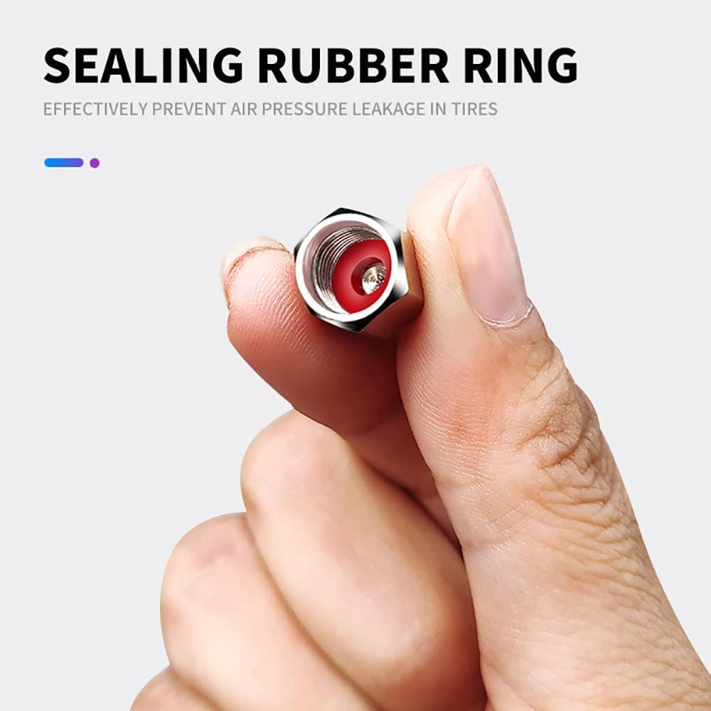 Set 4 capacele pentru ventil auto din aluminiu, SA&SO General Store ...