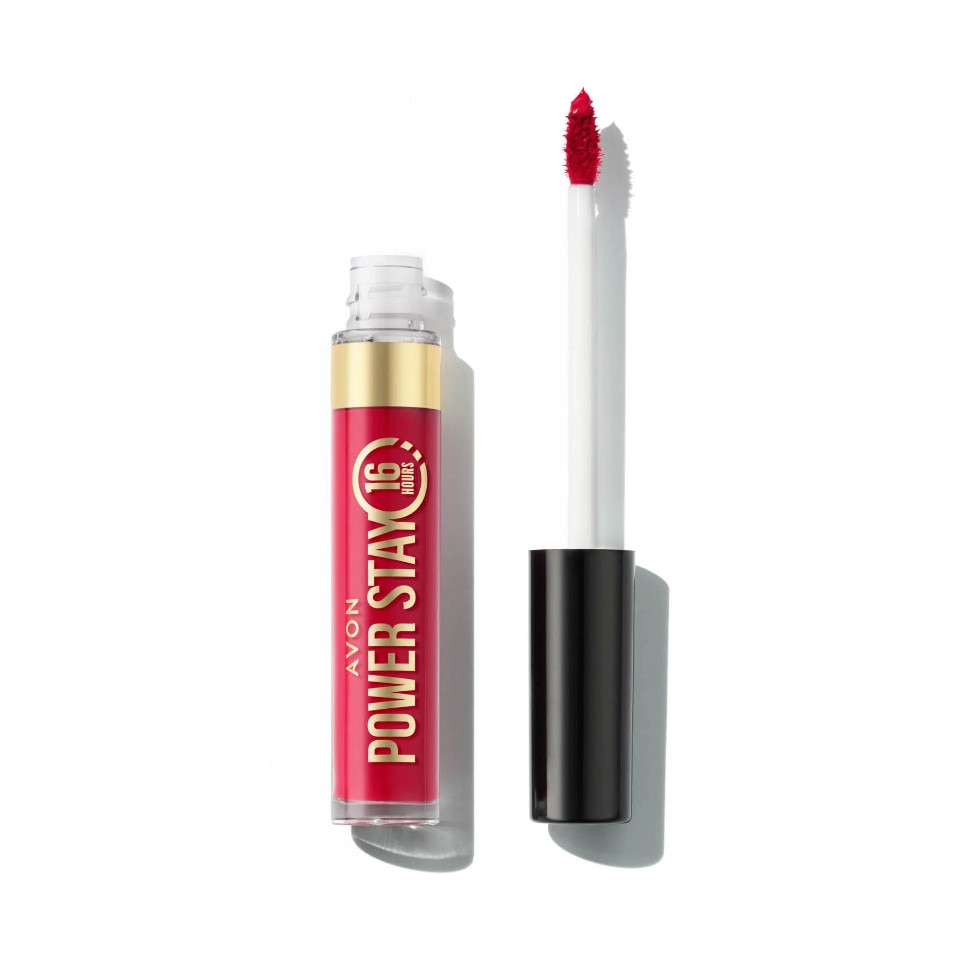Ruj lichid mat rezistent la transfer 16h Power Stay, Resilient Red ...