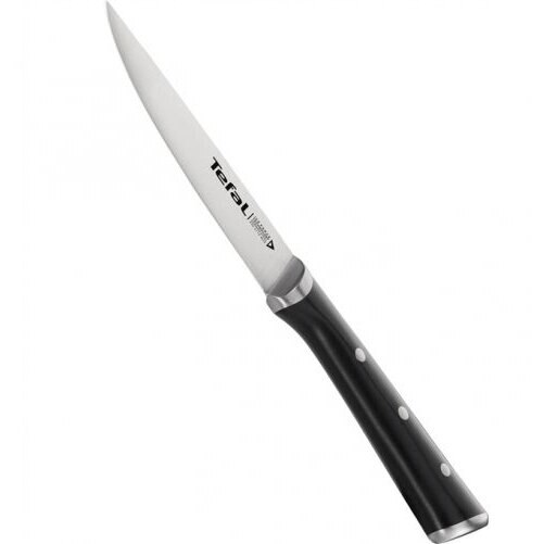 Set cutite din otel inoxidabil, 3 piese, cu suport din lemn Tefal Ice ...