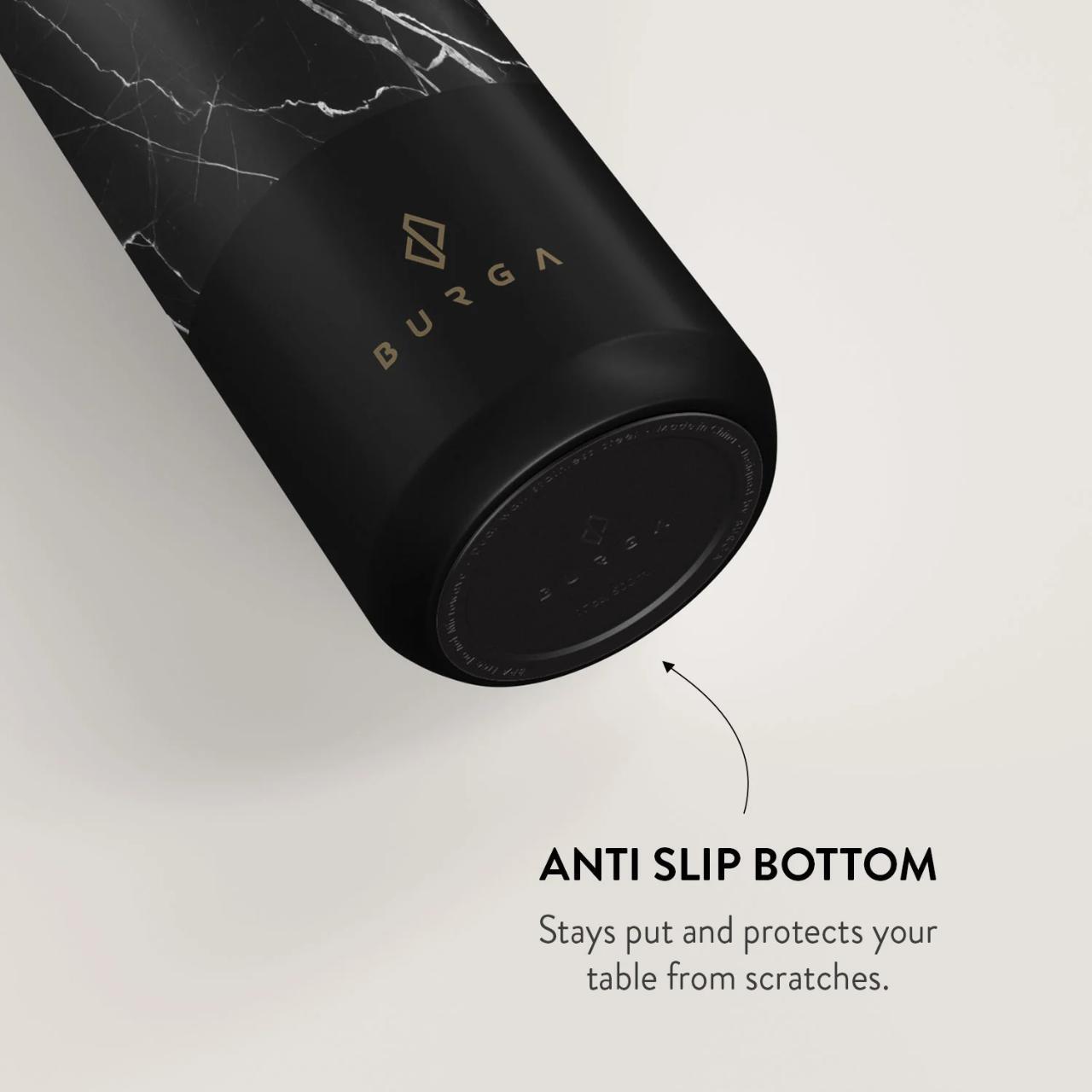 Sticla Termos Burga Inox Black Marble, 500 ml - eMAG.ro