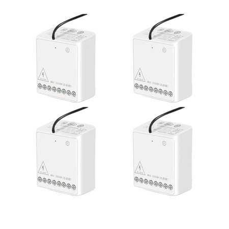 Set 4 module control cu 2 canale, Aqara, Conexiune Zigbee, 49.3x46x24mm ...