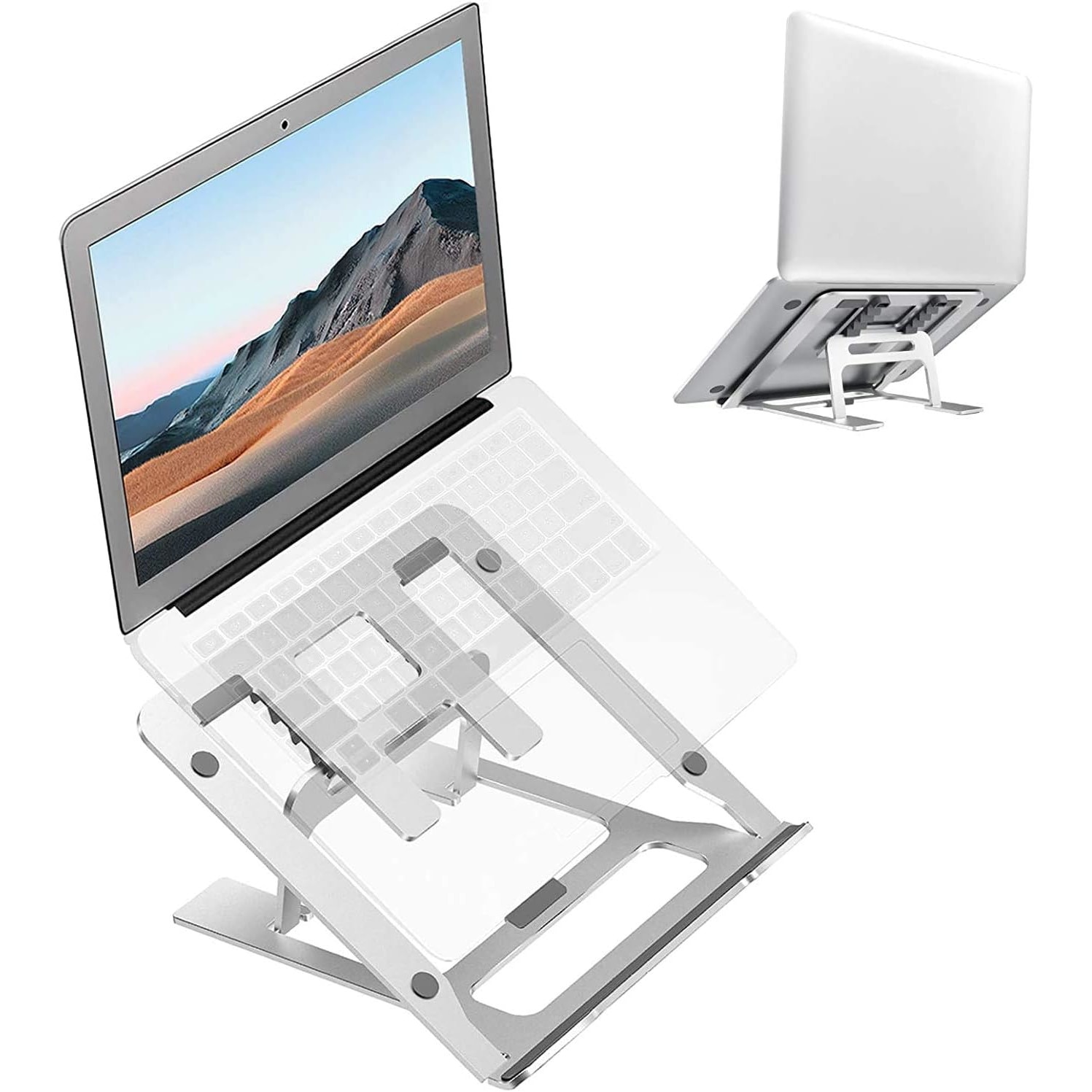 Stand laptop, QttvbTna, pliabil, aluminiu - eMAG.ro