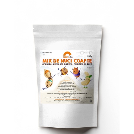 Mix de nuci coapte - Cu sare 500g - eMAG.ro