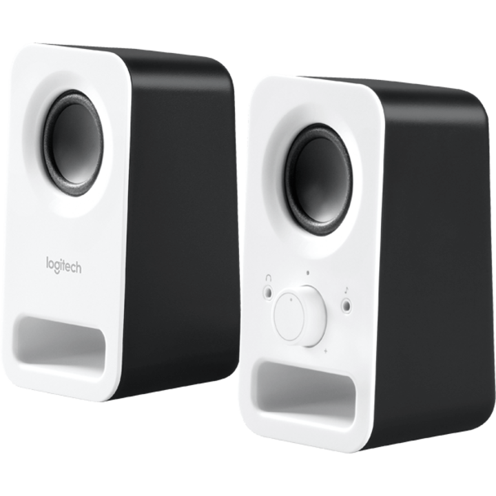 Boxe 2.0 Logitech Z150, 6W RMS, Alb - eMAG.ro