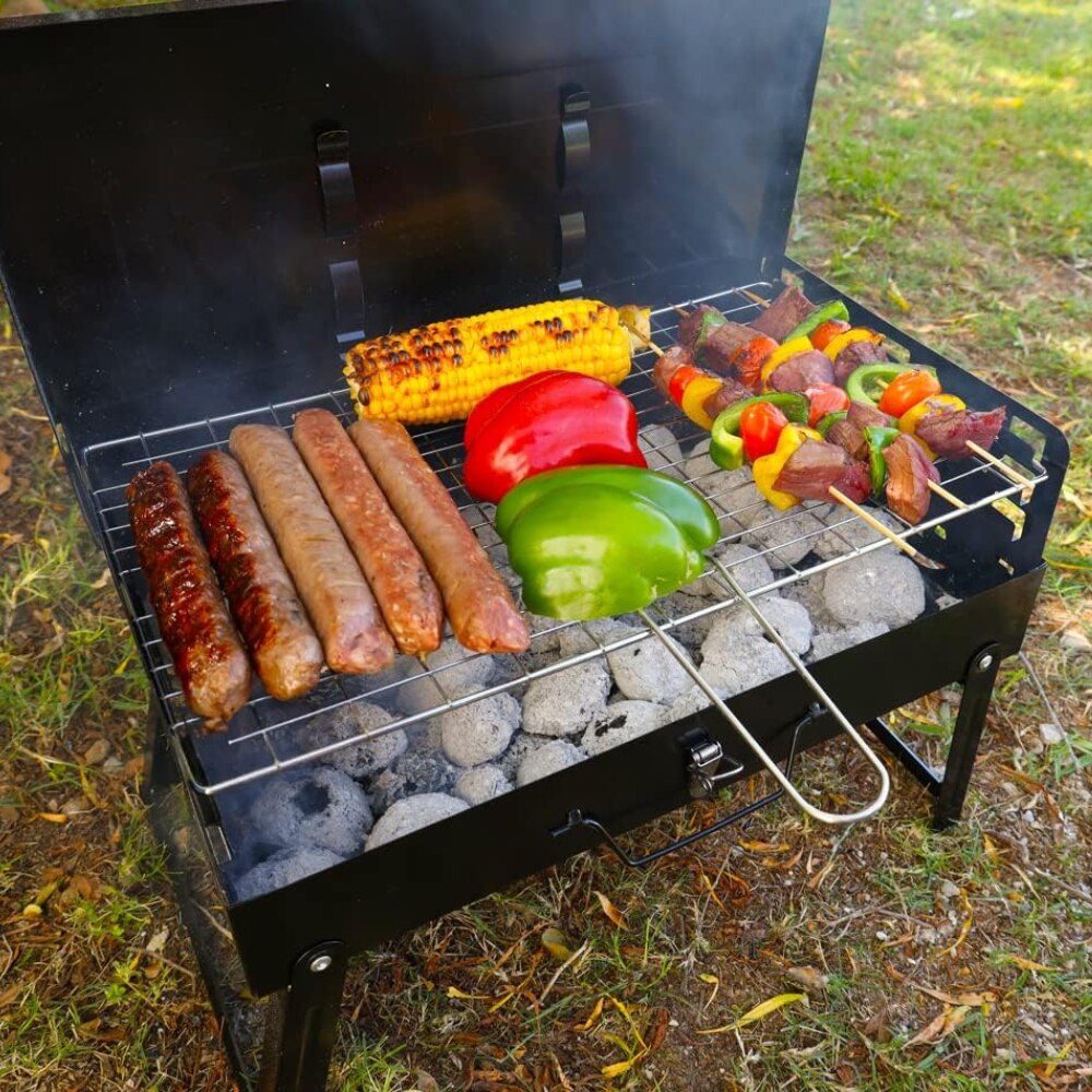 Gratar Ultraportabil, Pliabil, tip Diplomat, 2 Accesorii Gratar Incluse ...