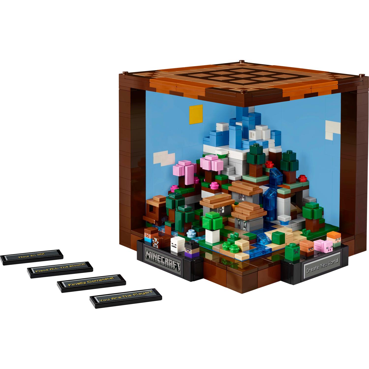 LEGO® Minecraft™ - Masa de lucru 21265, 1195 piese - eMAG.ro