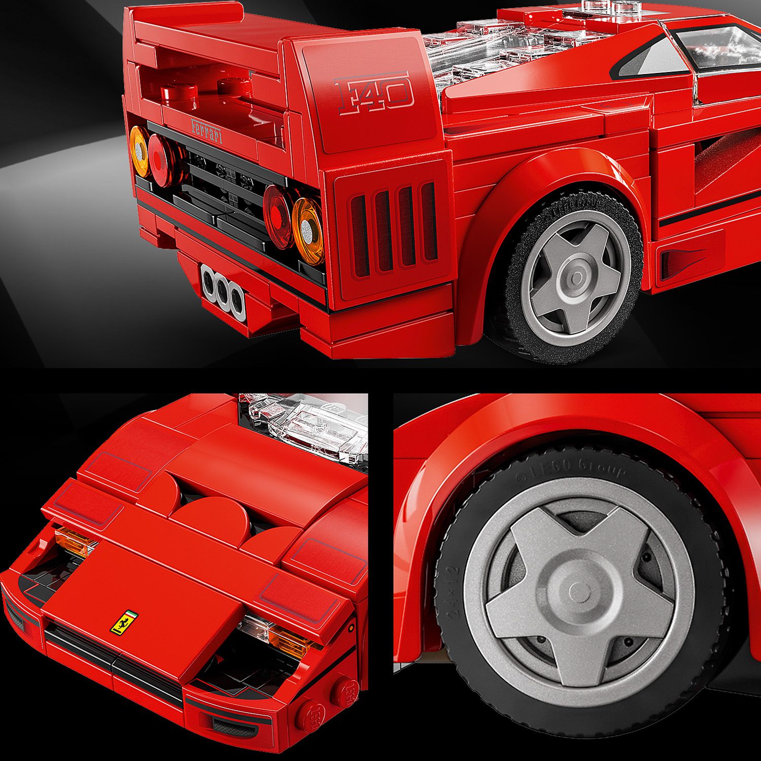 LEGO® Speed Champions - Supermasina Ferrari F40 76934, 318 piese - eMAG.ro