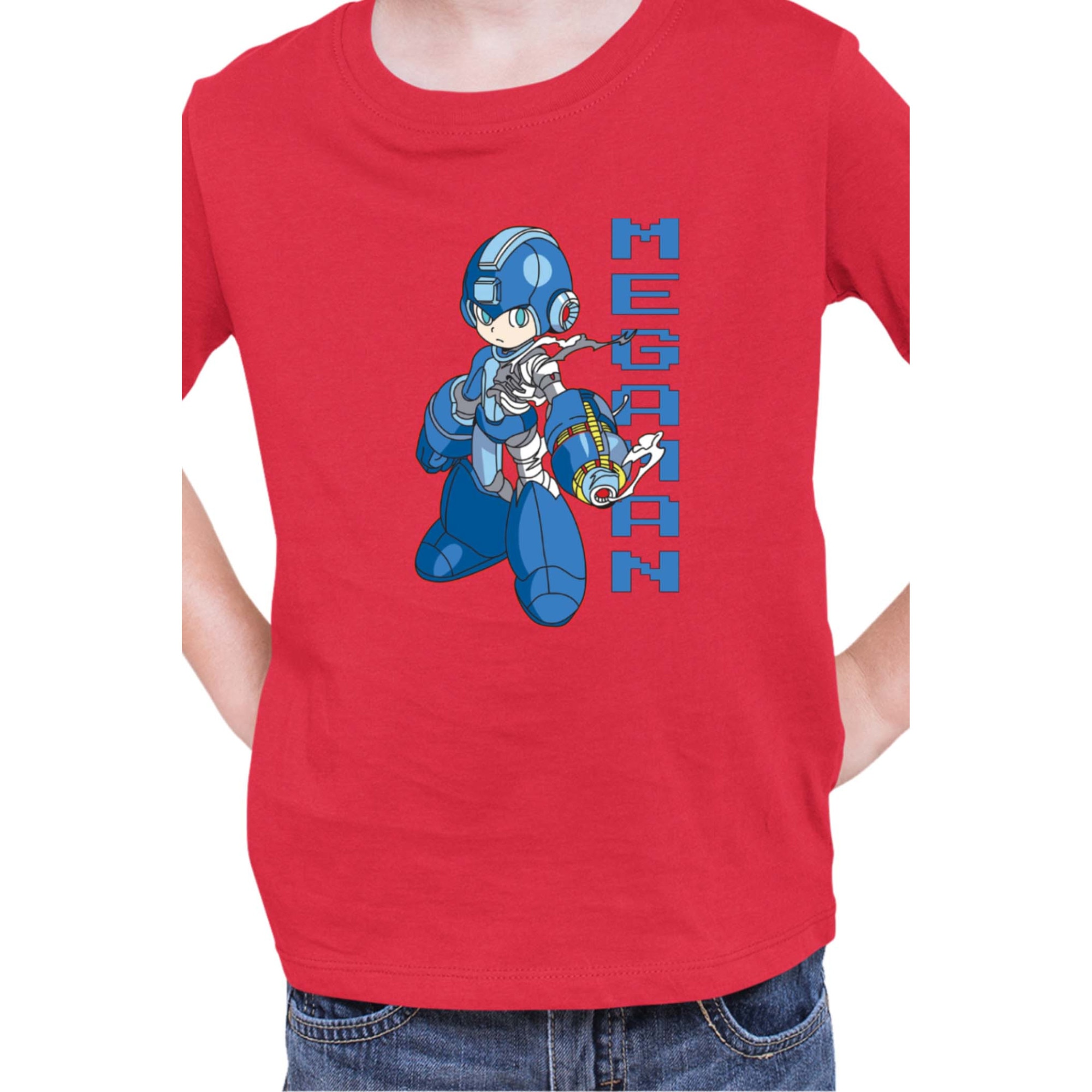 Детска тениска Manga Japan Anime Comics Animation Tralala Mega man ...