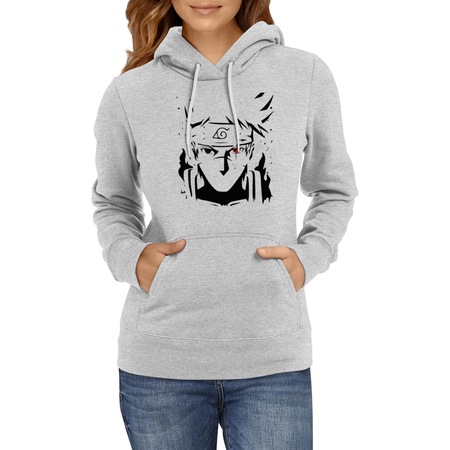 Hanorac femei Naruto Tralala Kakashi Hatake 07, Gri melange, XL - eMAG.ro