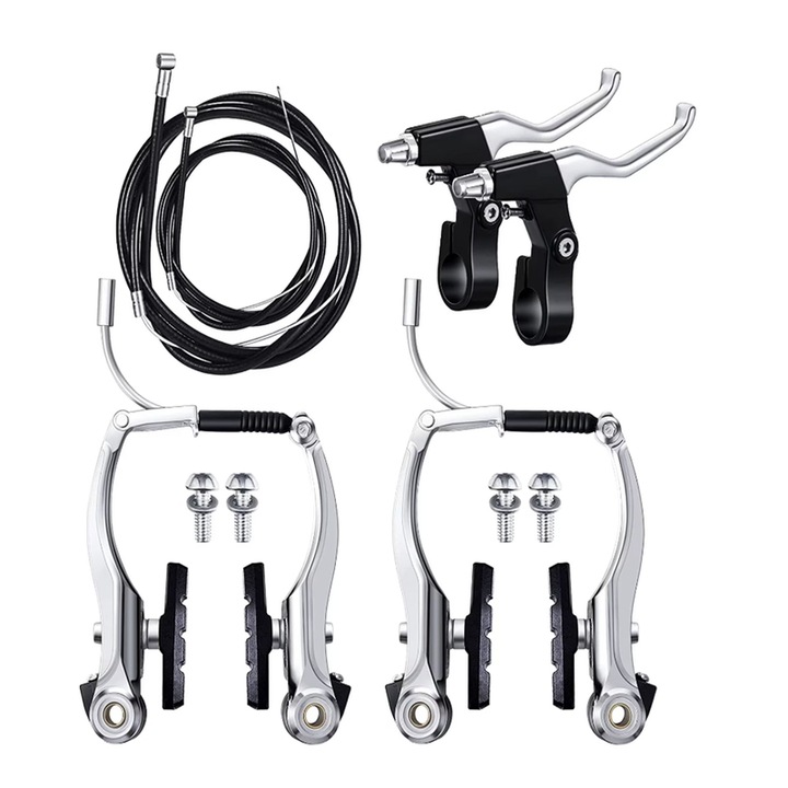 Set complet frane bicicleta, Special MR, V-Brake, aluminiu, negru ...