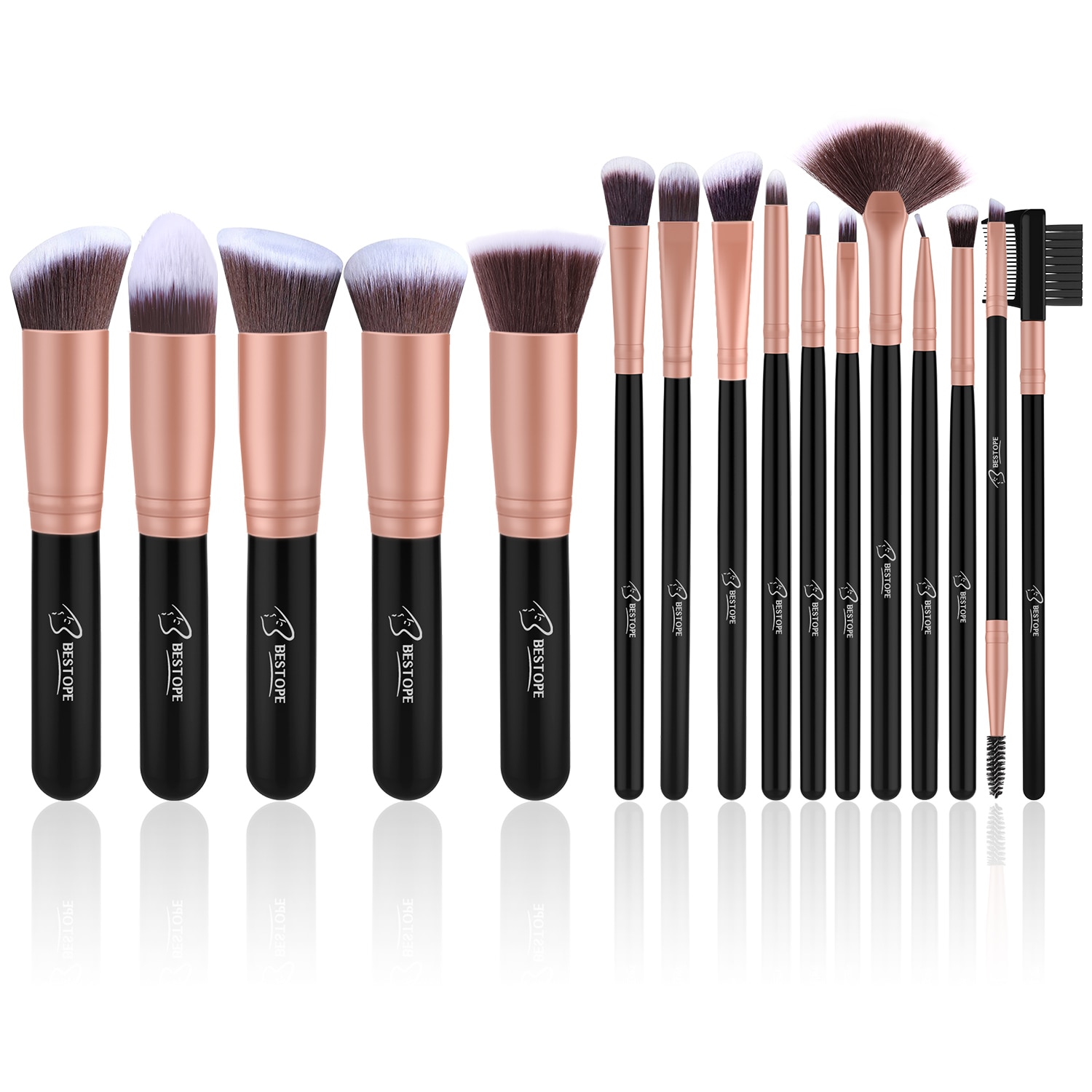 Set pensule de machiaj, Bestope, 16 buc - eMAG.ro