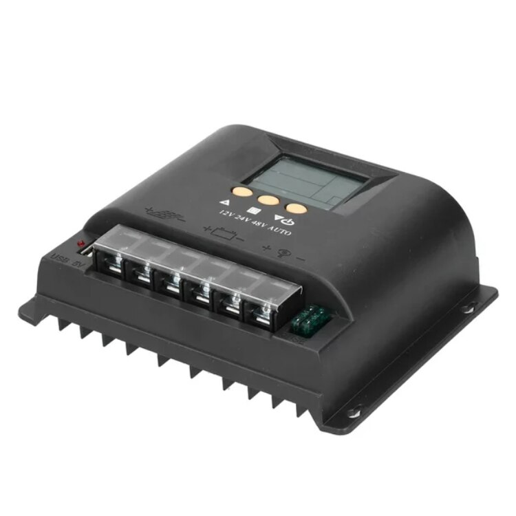 Controller tensiune panou solar 60A, 12/48V, afisaj LCD, MPPT - eMAG.ro