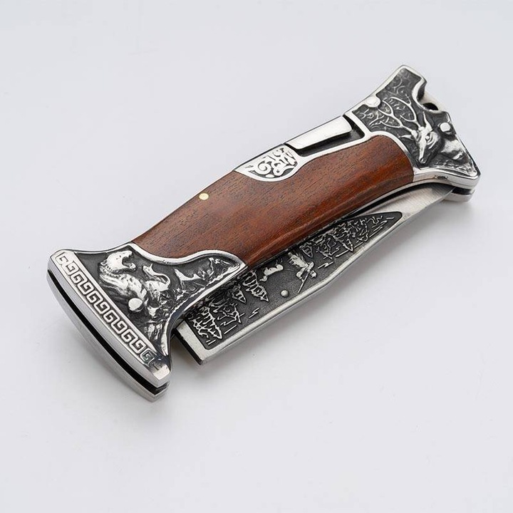 Briceag mediu de vanatoare DIGIMAT®, inscrisptionat si lucrat manual ...