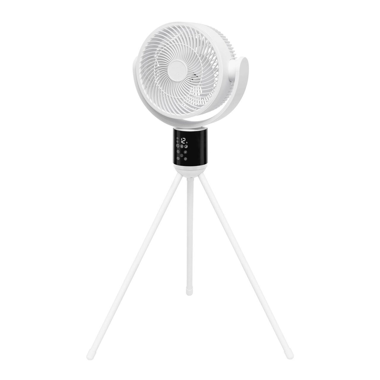 Ventilator cu stativ, motor DC, 12 trepte de viteza, Telecomanda, 50 W ...