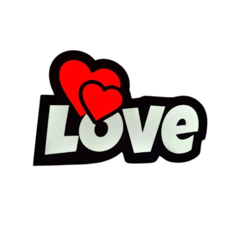 Caseta luminoasa LED, in format 3D cu scris "LOVE" - eMAG.ro