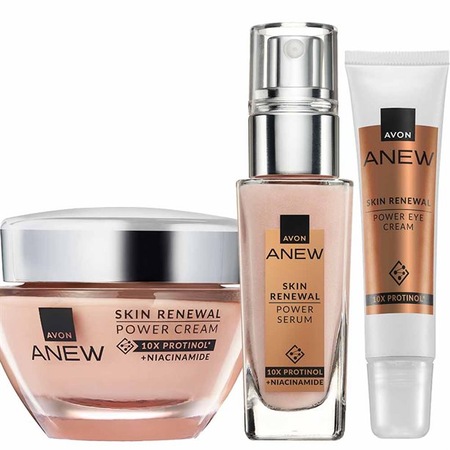 Set 3 produse Anew Skin Renewal Power - Crema de fata 50ml, Ser 30 ml ...